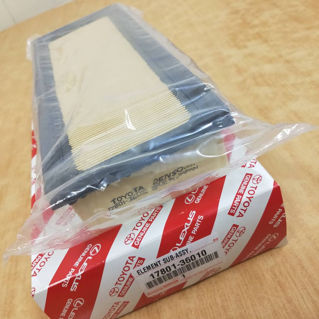 17801-36010 Toyota ALPHARD 2016 2.4L TOYOTA AIR FILTER | Shopee Malaysia