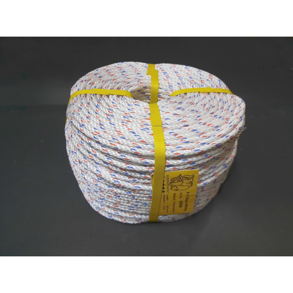 6 mm Polypropylene Rope/ PP Rope/ White Rope/ Tali PP/ Nylon Putih ...