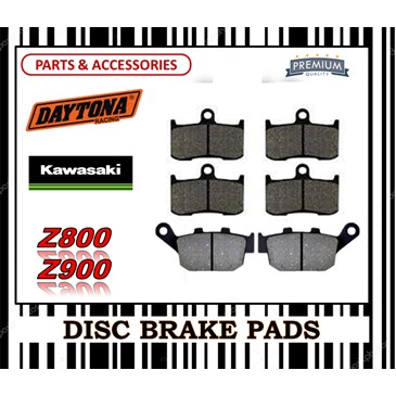 KAWASAKI Z800 Z900 BRAKE PADS SET FR0NT & REAR DAYTONA TYPE | Shopee ...