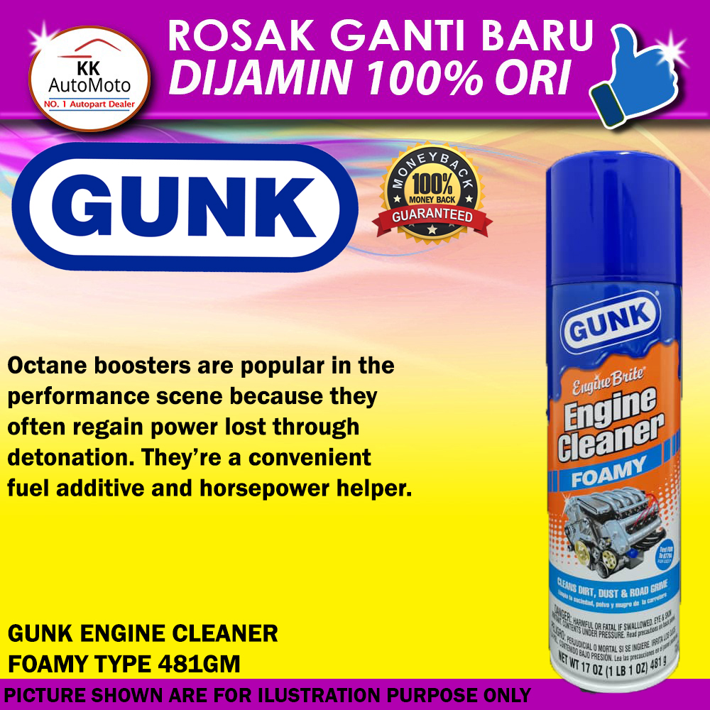 Gunk Foamy Engine Cleaner / Degreaser 481g | Shopee Malaysia