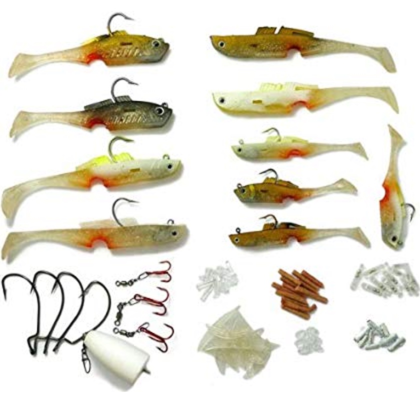 【FULL SET】Fish Lure System Fishing Tackle Lure Bite Mixed Scent Sticks ...