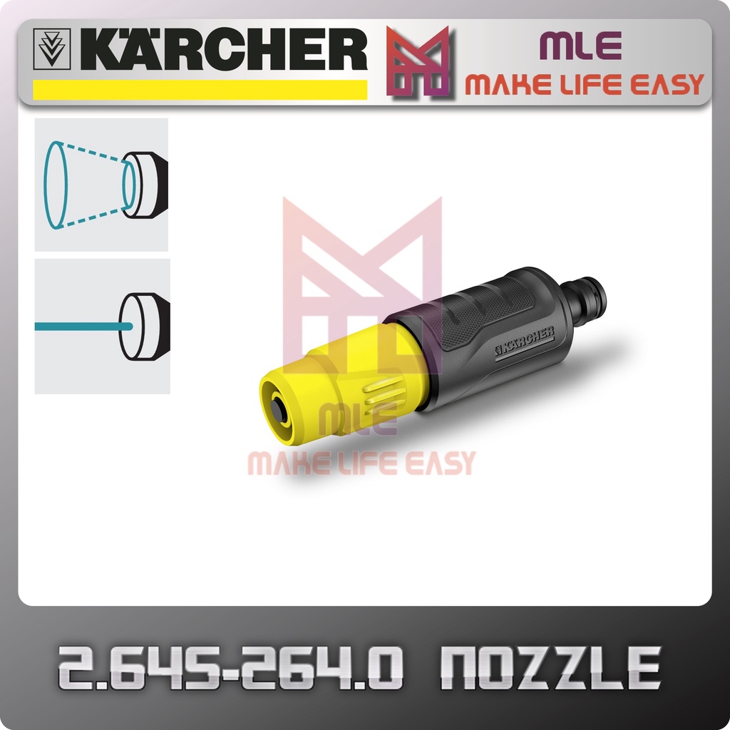 Karcher Garden Hose Nozzle 2.645-264.0 Water Hose Nozzle Garden Nozzle Garden Spray Nozzle ...