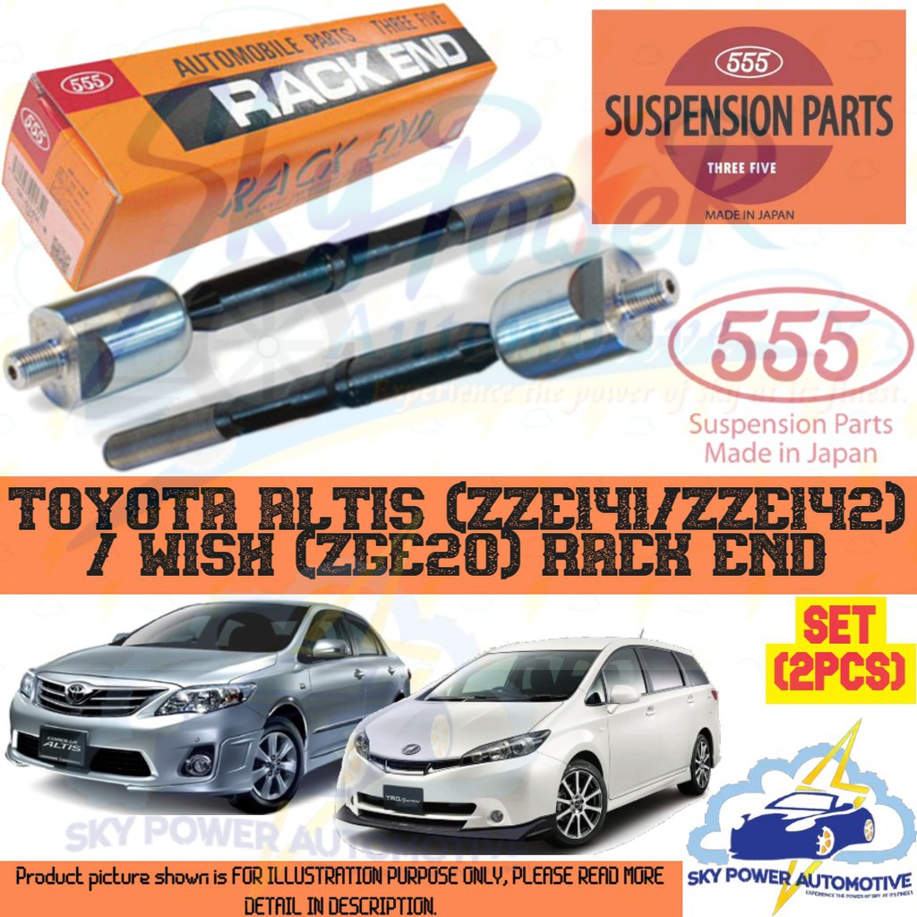 TOYOTA ALTIS (ZZE141/ZZE142) / WISH (ZGE20) 555 JAPAN BRAND STEERING ...