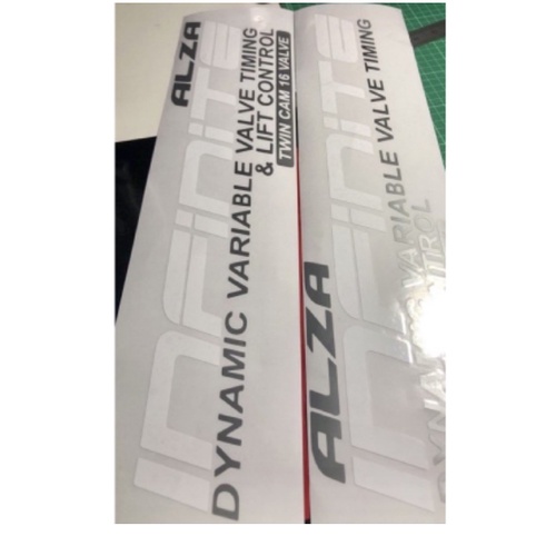 Perodua DVVT ALZA Infinity Car Sticker | Shopee Malaysia