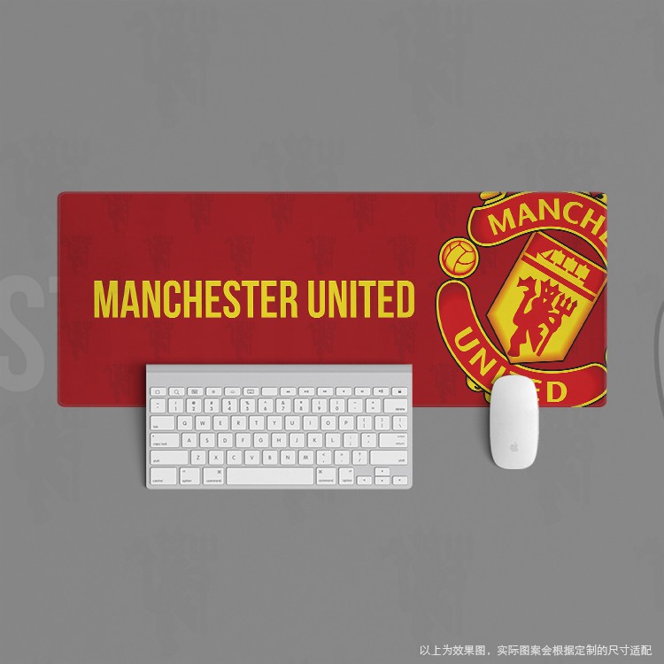 Oversized Red Devils Manchester United mouse pad keyboard pad fan ...