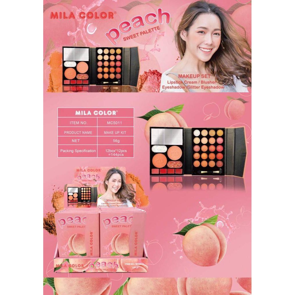 😍 MAKEUP MILA COLOUR PEACH 😍 | Shopee Malaysia