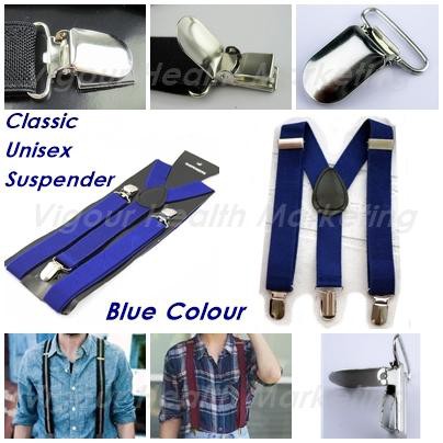 Smart Suspender For Male Female - Royal Blue | Shopee Malaysia
