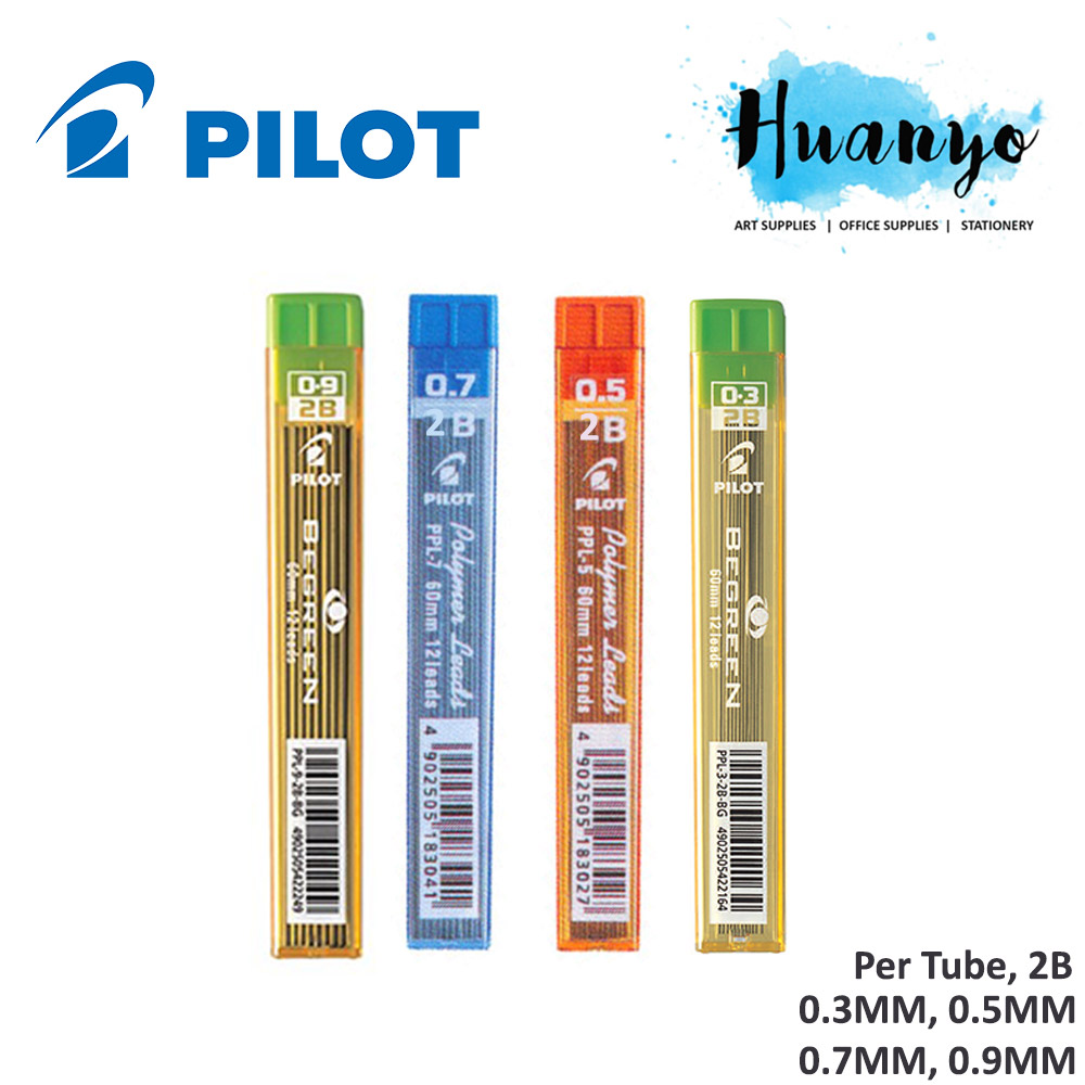 Pilot Begreen Hi Polymer Mechanical Pencil Lead 2B (0.3MM/0.5MM/0.7MM/0 ...