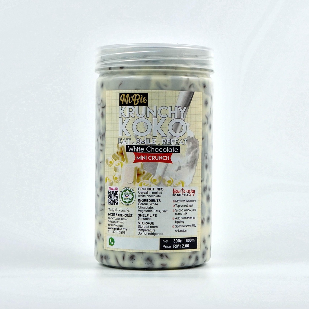 600ml Choco Jar White Chocolate | Shopee Malaysia