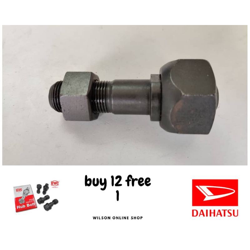 HWC Malaysia Daihatsu Delta DV116 Hub Bolt Front LH,Kiri/RH,Kanan ...