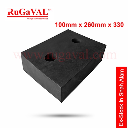 Dock Bumper, Size: 100mm x 260mmW x 330mmL, Heavy Duty Rubber Dock ...