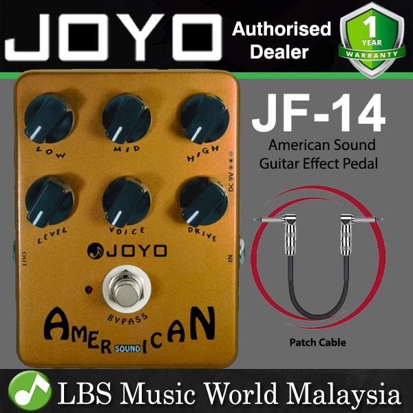 Joyo JF-14 American Sound Overdrive Electric Guitar Effect Pedal 57 ...