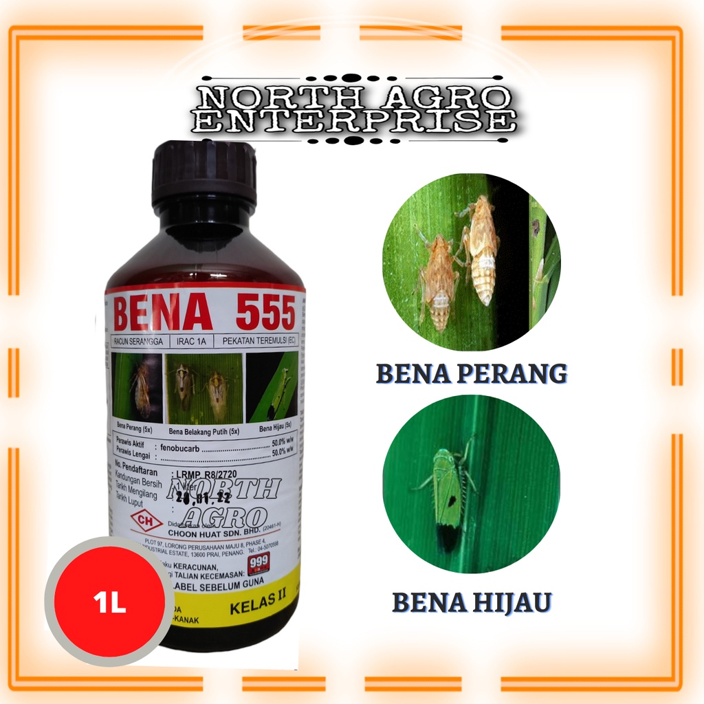 Racun Serangga Bena Perang / Bena Hijau / Kutu Daun dan Pianggang 1L | Shopee Malaysia