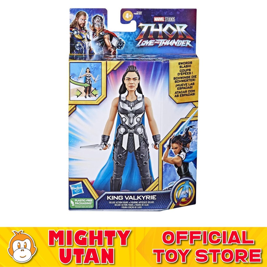 Marvel Studios' Thor: Love and Thunder King Valkyrie Toy Scale Deluxe ...