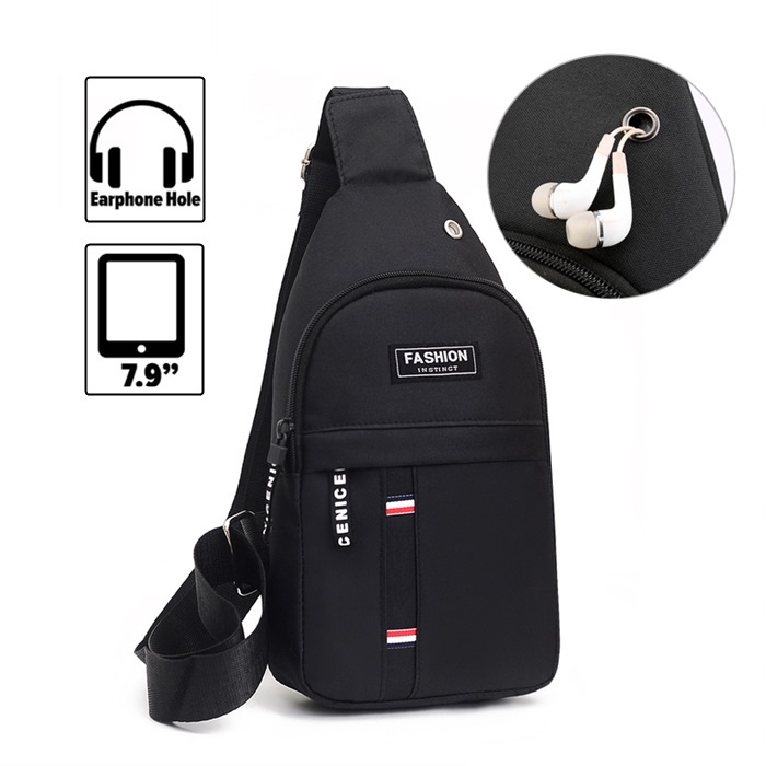 Men’s Chest Bag Lightweight Outdoor Cross Body Single Shoulder Bag ...