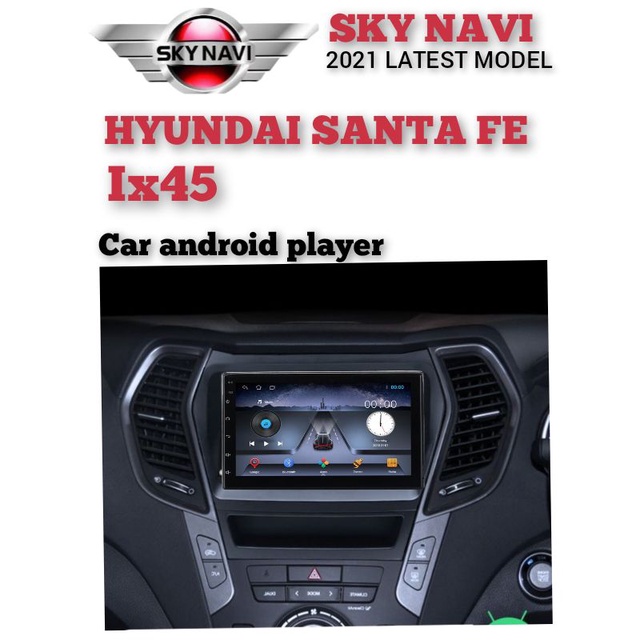HYUNDAI SANTA FE IX45 SKY NAVI HIGH SPEC CAR ANDROID PLAYER | Shopee ...