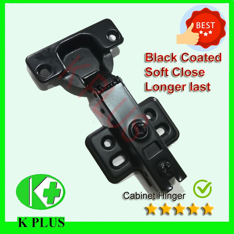 Black Kitchen Cabinet Furniture Soft Close Conceal Door Hinge Engsel ...
