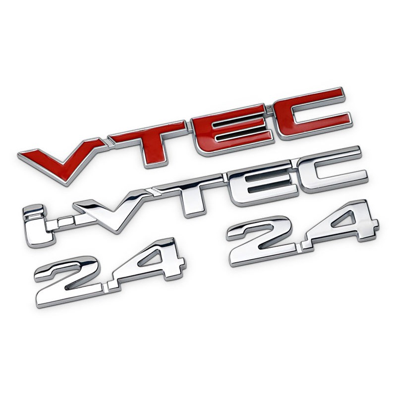 Vtec I-vtec 2.4 Letter Stamp Logo Honda Ms-204 Car Sticker | Shopee ...