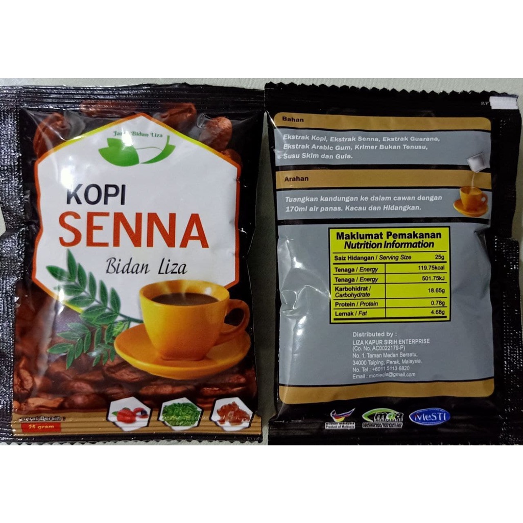 Kopi Senna (25g x 5 sachet) | Shopee Malaysia