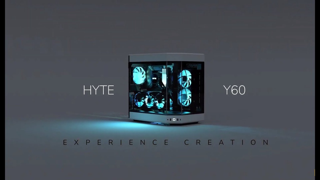 HYTE Y60 DUAL CHAMBER TG Mid-Tower ATX DESKTOP PC CHASSIS CASING WITH ...