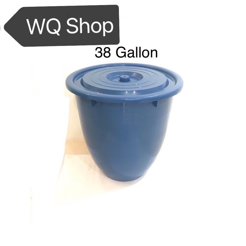38 Gallon Water Tub /Kolam Air 38 Gallon/Tong Mandi /Tong Plastik ...