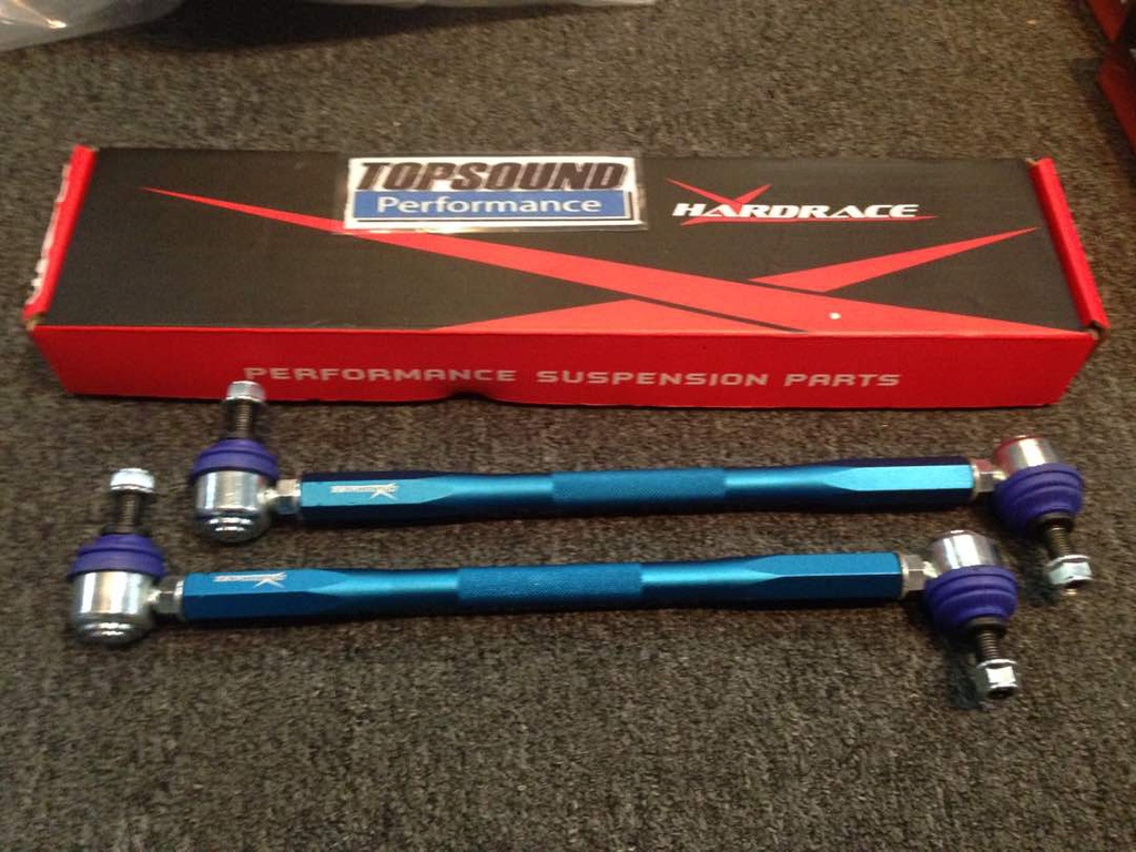 HARDRACE Front Adjustable Stabilizer Link (M10 Stud) Honda Civic FE FL ...