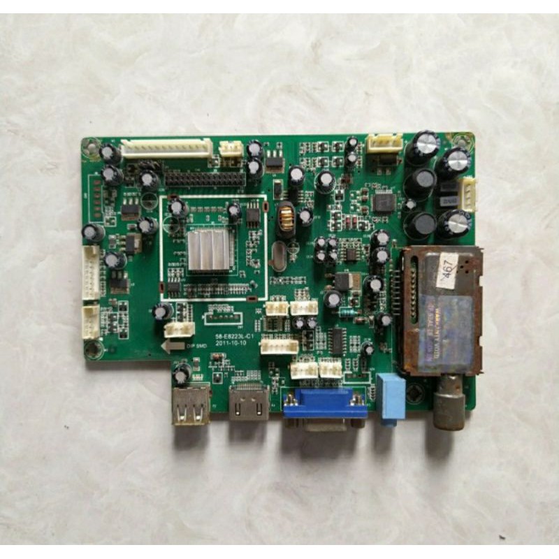 MESIN Mb MAINBOARD MOTHERBOARD MOBO POLYTRON LCD TV MACHINE PLM 24M31 ...