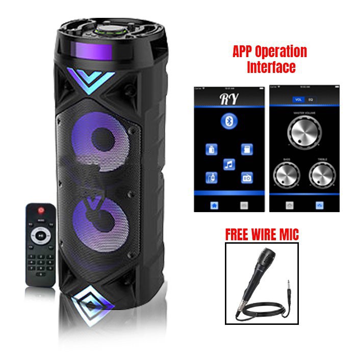 Bt speaker zqs 6208 good sound and bass | Shopee Malaysia