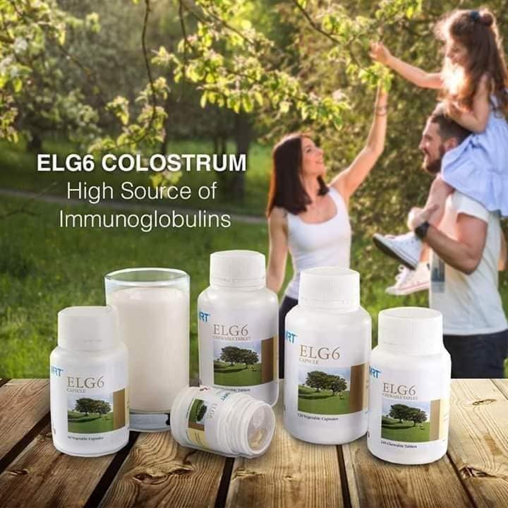 Original ELKEN MRT ELG6 Colostrum 120T/ 240T/ 500T/ 60C /120C | Shopee ...