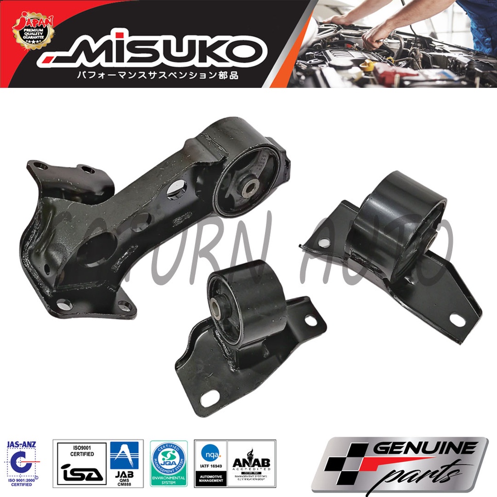 PERODUA KANCIL 660 850 AUTO & MANUAL ENGINE MOUNTING KIT SET BRAND MISUKO 1 SET 3PCS | Shopee ...