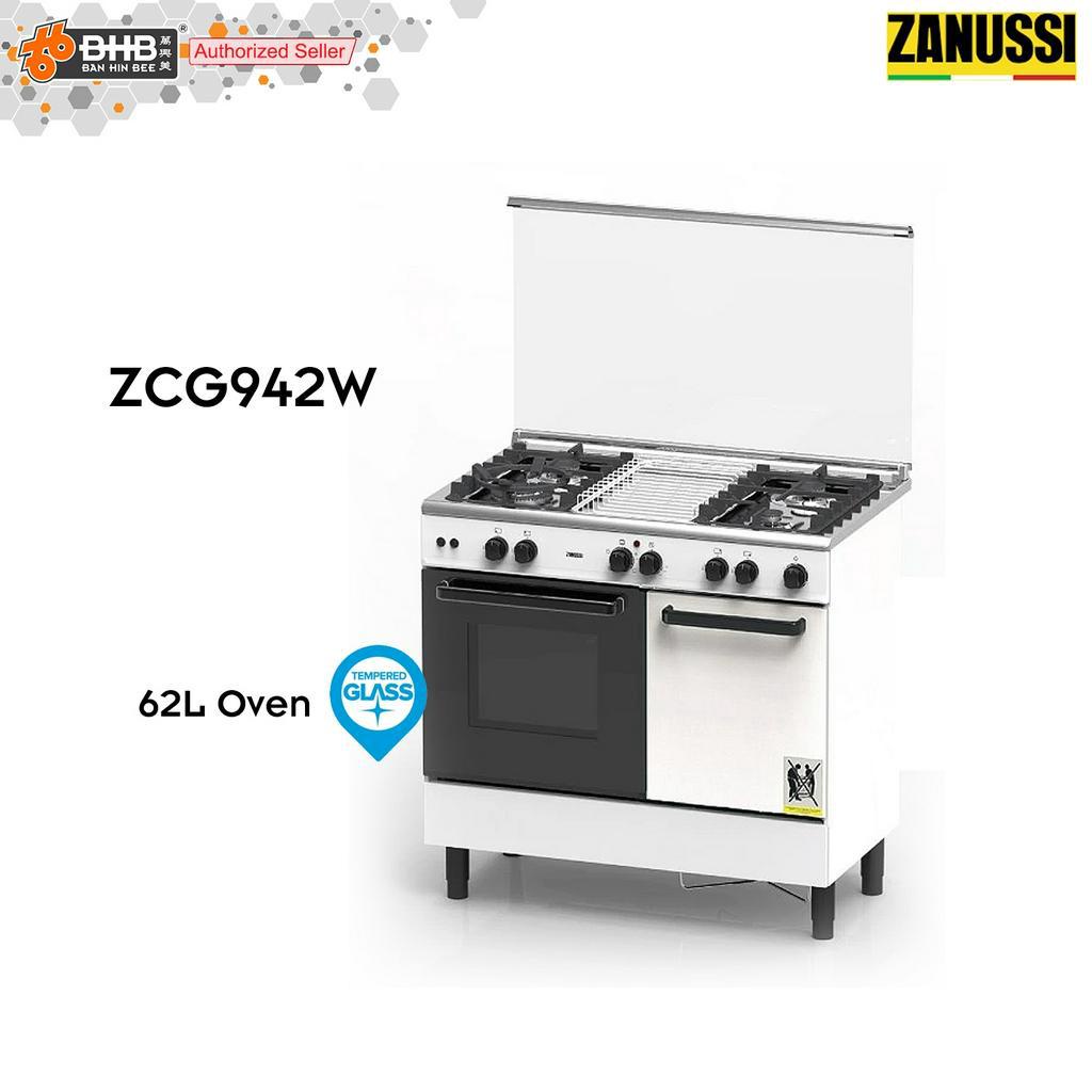 Zanussi 4 Gas Burners Freestanding Cooker with 62L Multi-Function ...