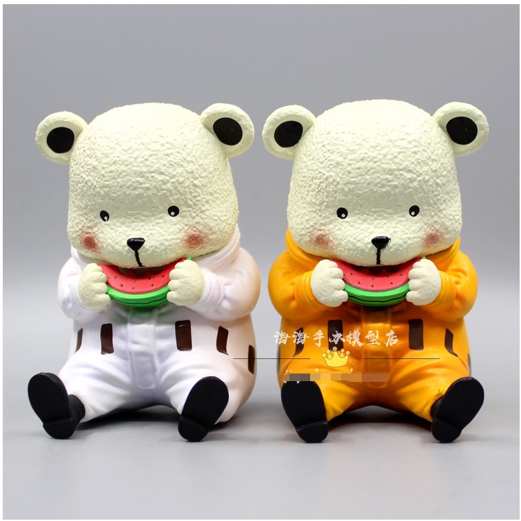 *Bebo bear*One Piece Bebe Bear Eating Watermelon Doll Bepo Big Bear gk ...
