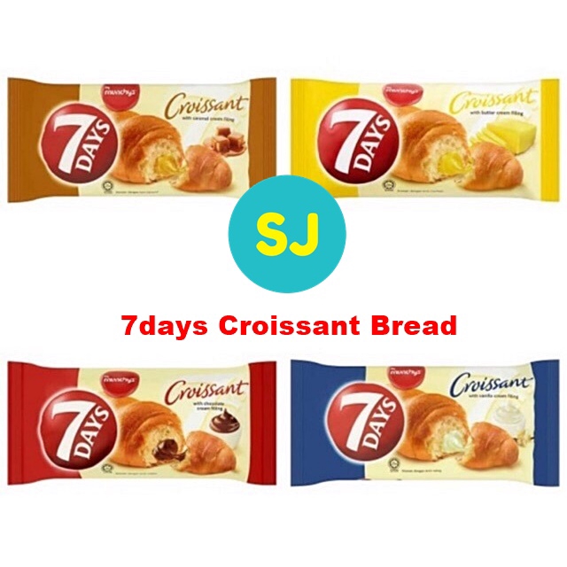 Munchy's 7 Days Croissant Bread (roti 7days) 60g | Shopee Malaysia