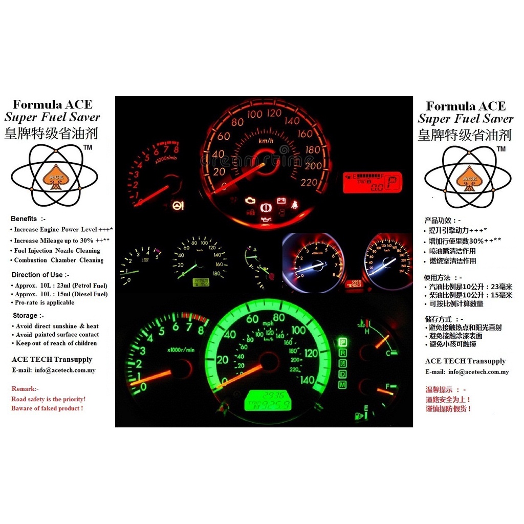 Formula ACE Super Fuel Saver/皇牌特级省油剂 (Transform RON 95 to RON 97 ...