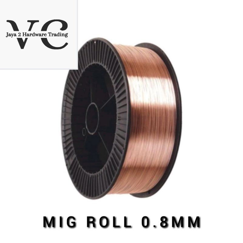 MIG ROLL ( 0.8MM ) WELDING WIRE ( copper ) 5KG[VCJAYA2HARDWARE ...