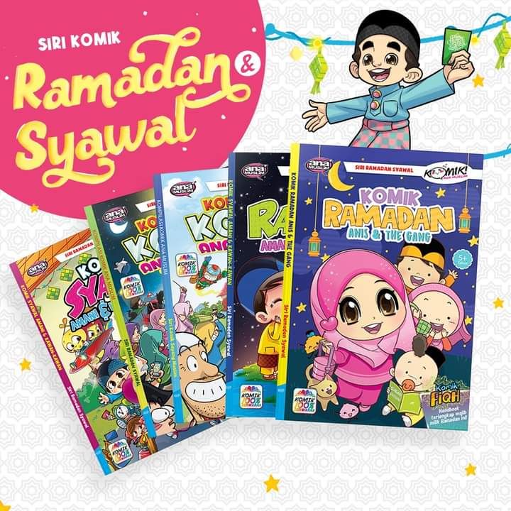 SIRI KOMIK RAMADAN SYAWAL | Komik Puasa Raya [Komik Kanak-kanak] [Ana ...