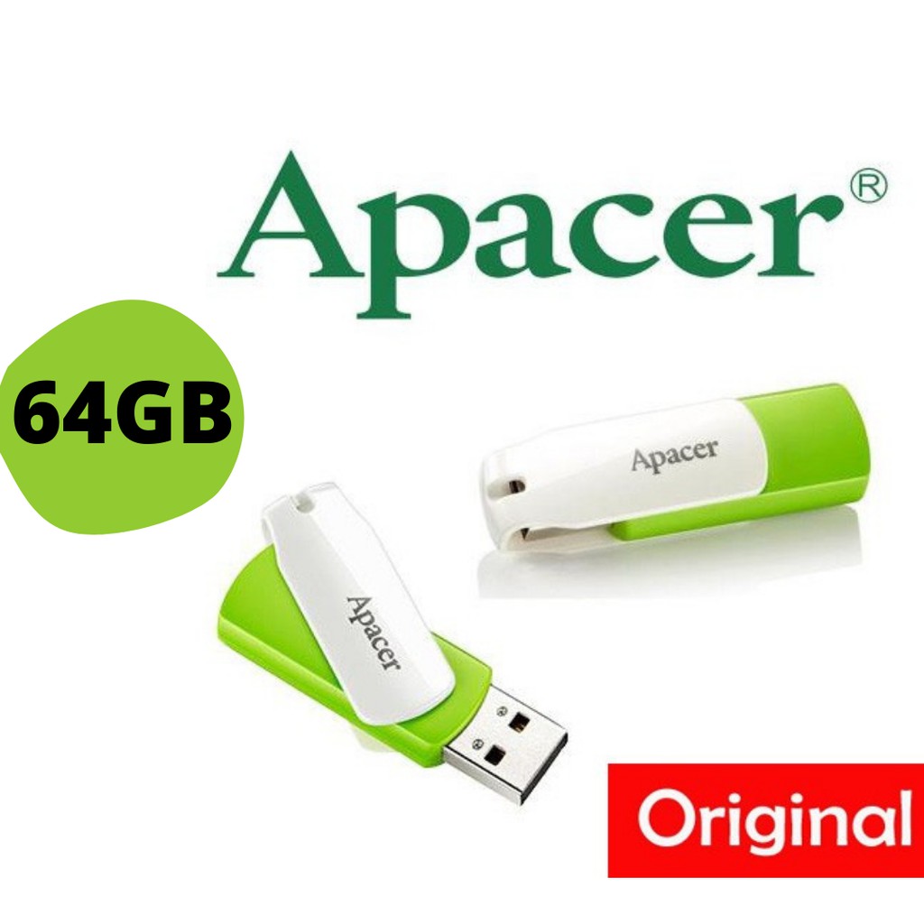 Apacer AH335 32GB / 64GB Flash Drive USB2.0 Green | Shopee Malaysia