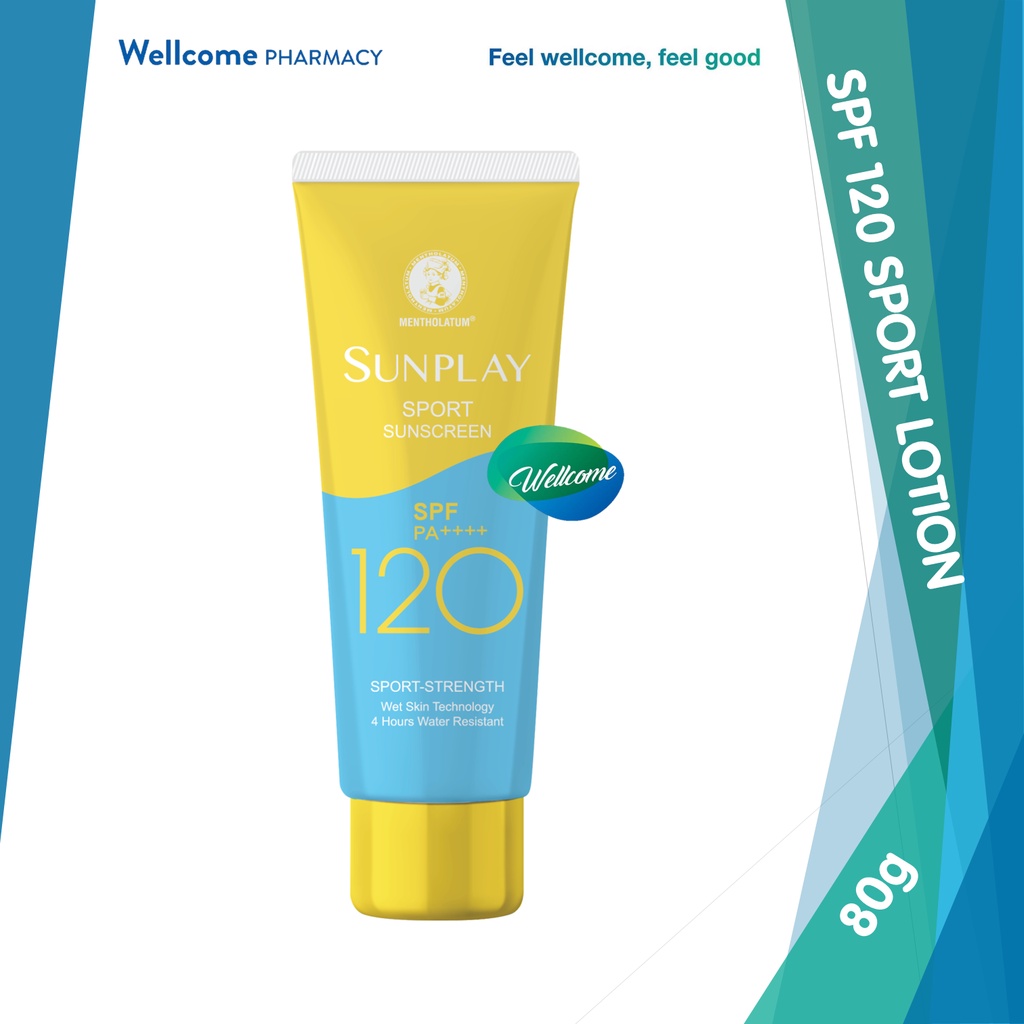 SUNPLAY Sport Sunscreen SPF 50+ PA++++ 120 [30g/80g] | Shopee Malaysia