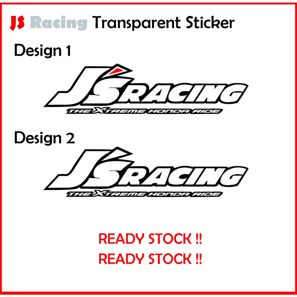 Js Racing International Racing Team Sticker Spoiler JDM Honda | Shopee ...