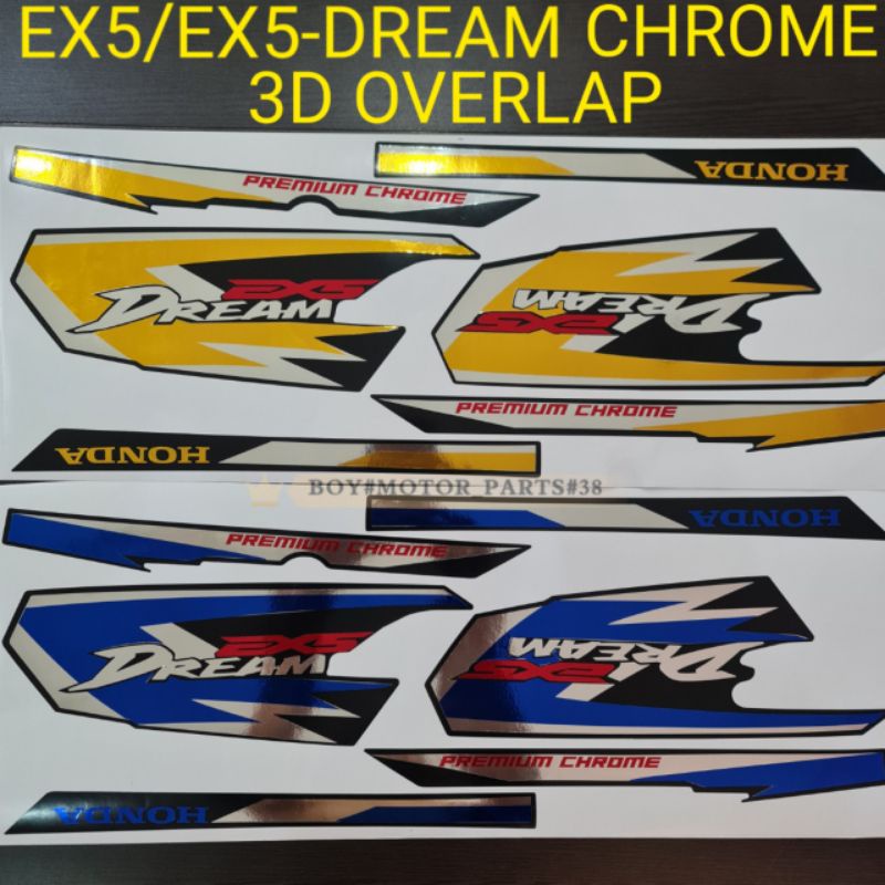 EX5 / EX5 Dream BODY STICKER CHROME OVERLAP 2020 VIETNAM CUSTOM ...