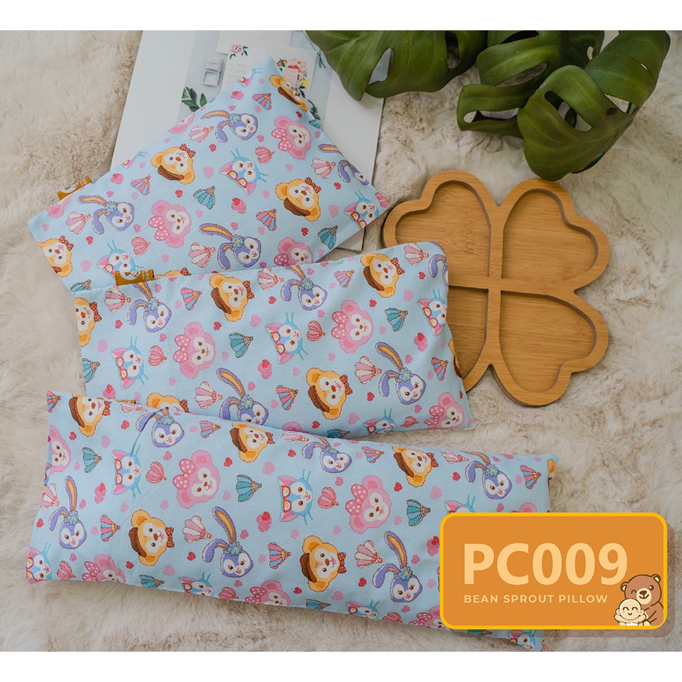 【P009】QQBaby Bean Sprout Husks Pillow豆芽壳定心枕 - 蓝色星戴璐卡通 | Shopee Malaysia
