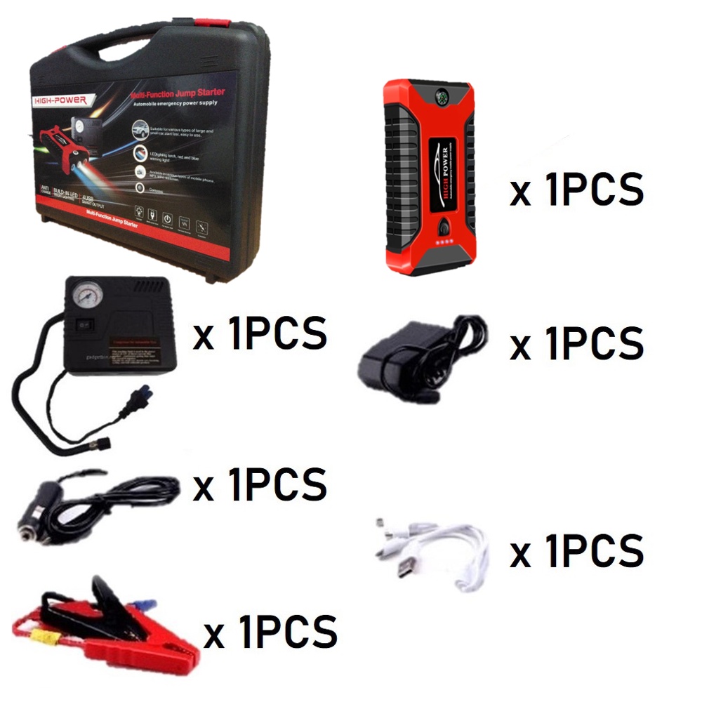 Car Power Bank Jump Starter 99800Mah Car Emergency jumper power bank ...