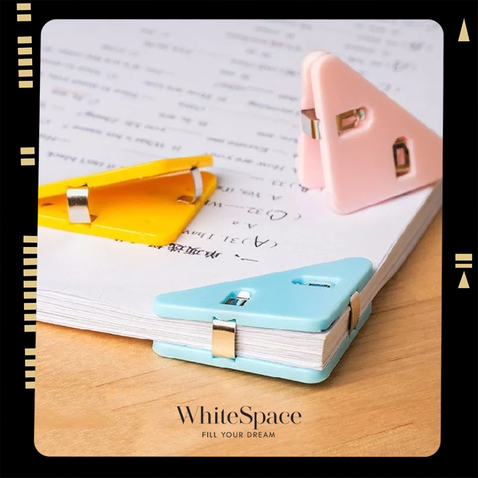 WhiteSpace ins Colourful Plastic Corner Clip Triangle Corner Design ...