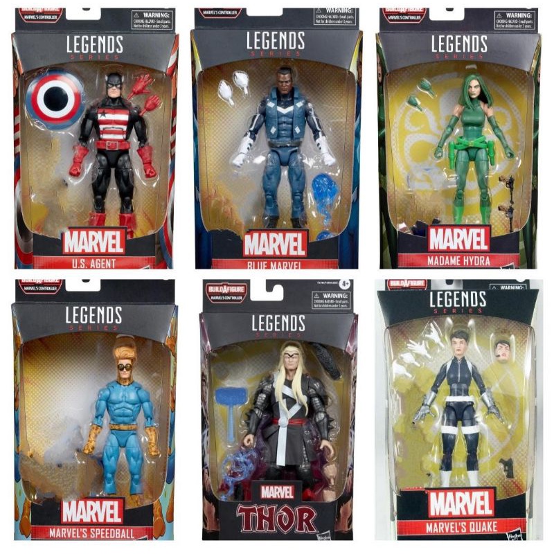 Hasbro Marvel Legends US Agent Speedball Blue Marvel Quake 6 ...