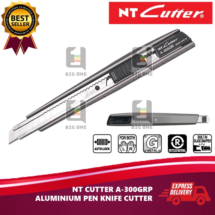 (MADE IN JAPAN) 100% ORIGINAL NT CUTTER A-300GRP A300GRP ALUMINIUM AUTO ...