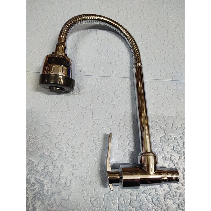 Adjustable Wall Mounted Basin Water Tap Faucet Sink High Pressure ...