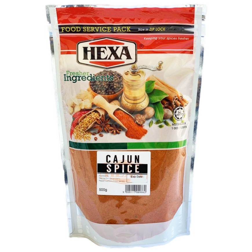 HEXA Cajun Spice 500gm Rempah Cajun Halal (Food Service) | Shopee Malaysia