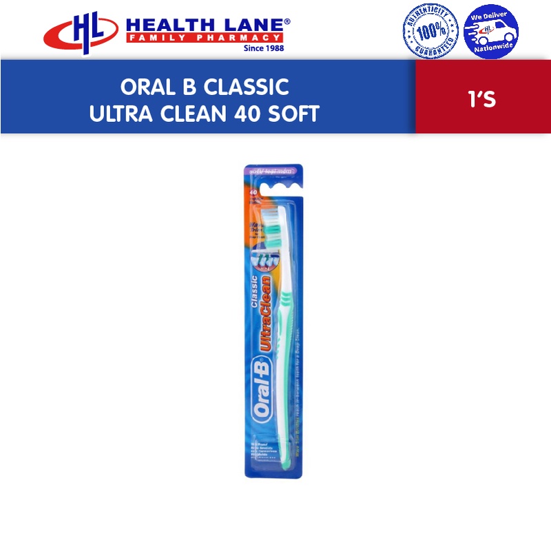 Oral B Classic Ultra Clean 40 Soft (1's) | Shopee Malaysia