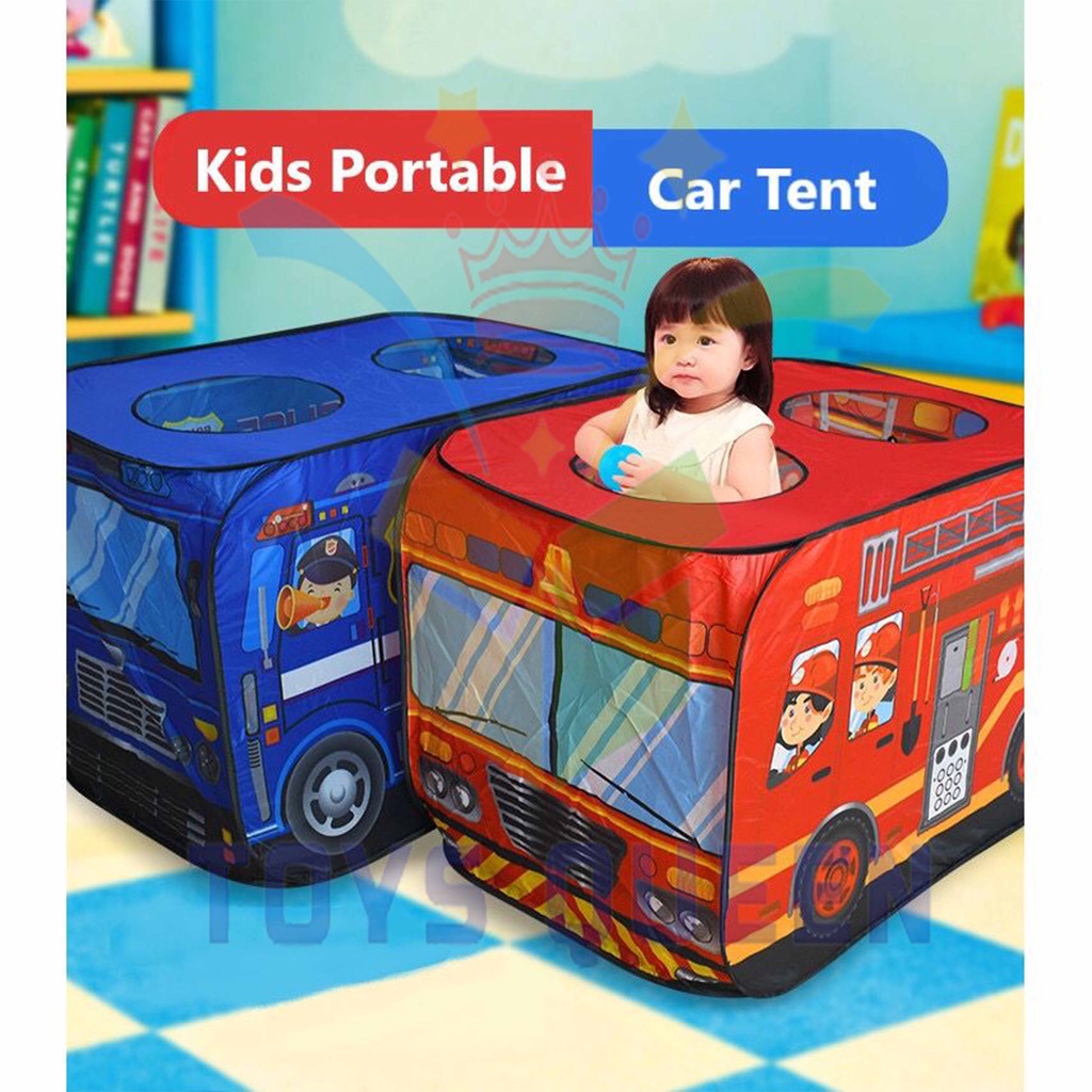 Kids Portable Folding Tent with Carrying Bag Children Indoor/Outdoor ...