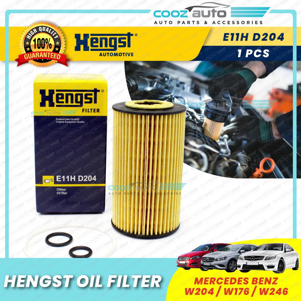 Mercedes Benz W204 W176 W246 CDI Hengst Oil Filter Engine Oil Filter ...